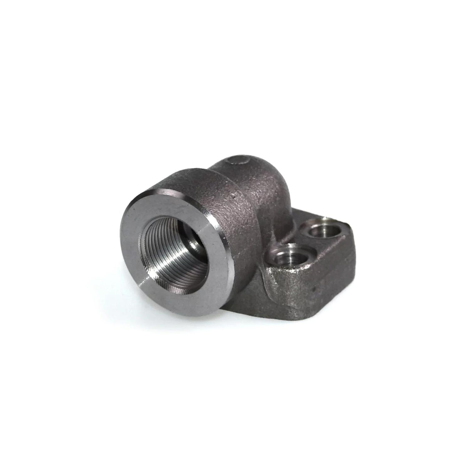 SAE threaded flanges 90° BSP with O-ring groove - Construction ...
